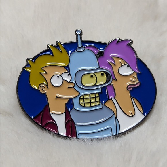 Handmade | Jewelry | Futurama Cartoon Adult Swim Fry Leela Bender ...